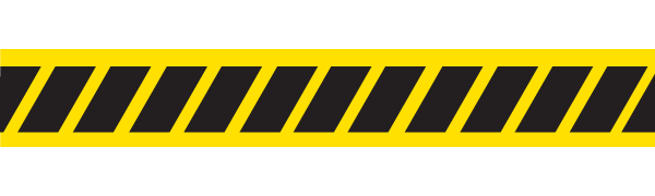 BT1031 Hazard Stripe Yellow/black Barricade Message Safety Tape (3 in